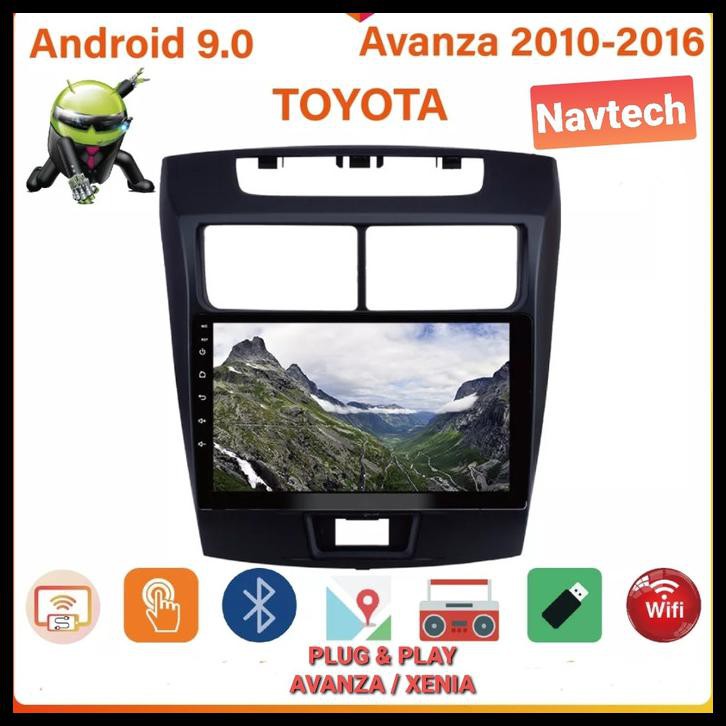 Jual Head unit android 9 inch 2GB toyota avanza / Head unit avanza ...