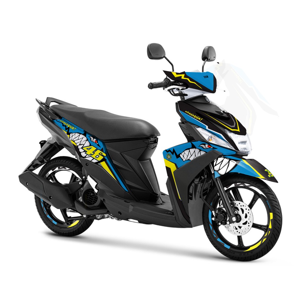 Jual DECAL FULL BODY MIO M3 SHARK | Shopee Indonesia