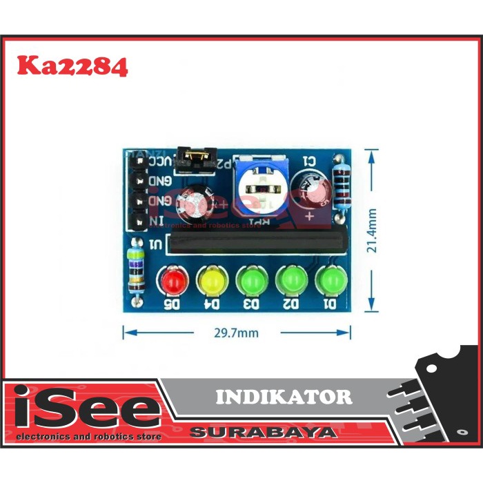 Jual Power Level Indicator Battery KA2284 Audio indicator KA 2284 Module | Shopee Indonesia