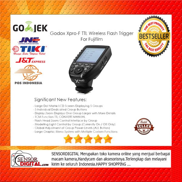 Jual Godox Xpro-F TTL Wireless Flash Trigger For Fujifilm - XPROF ...