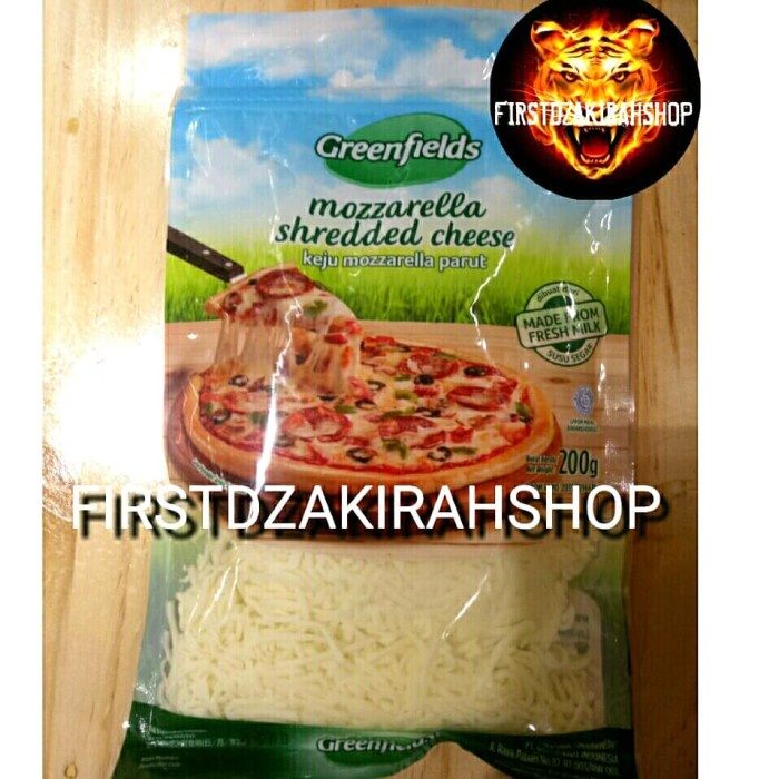 Jual Greenfields mozzarella shredded cheese 200gr | Shopee Indonesia