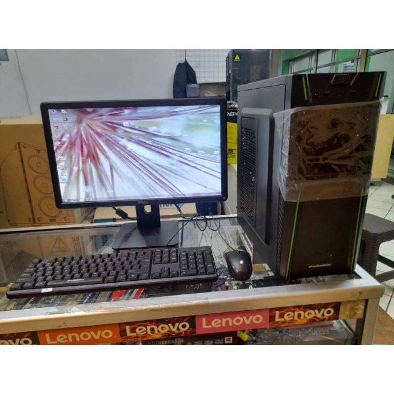 Jual pc full set ddr4 gen 6 design edit i3 6100 ram 8gb Hdd 500gb | Shopee Indonesia