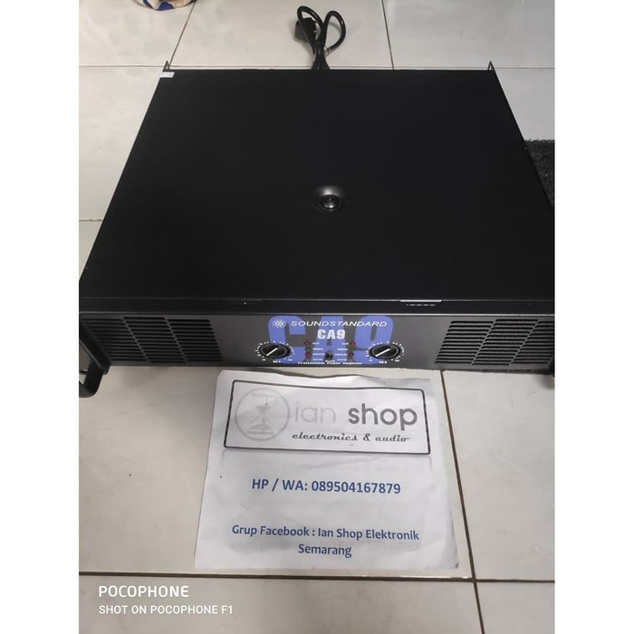 Jual Power Soundstandard CA9 Panel 2U Kelas H 550 Watt | Shopee Indonesia