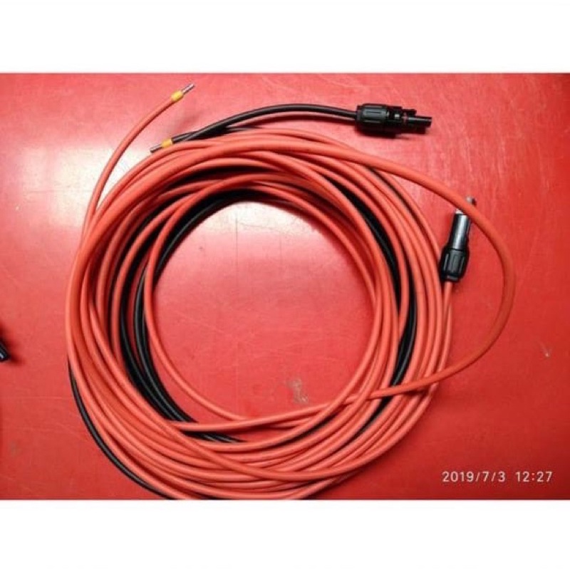Jual Kabel Panel Surya 2x 6mm P 5 meter + Mc4 | Shopee Indonesia