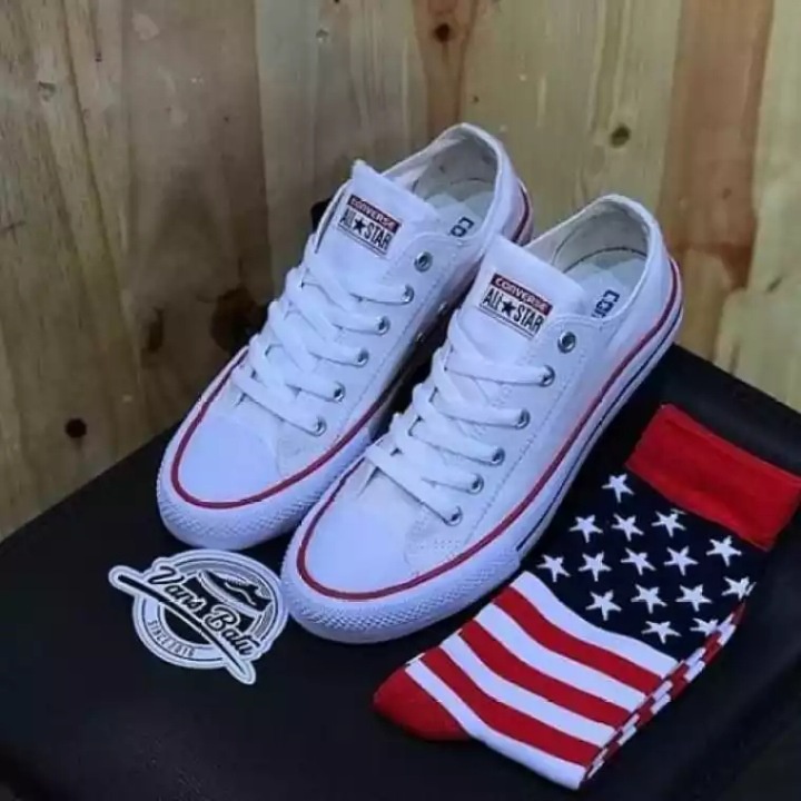 Jual SEPATU ALL STAR PREMIUM [FREE BOX] UKURAN READY 38 SAMPAI 43 MODEL ...