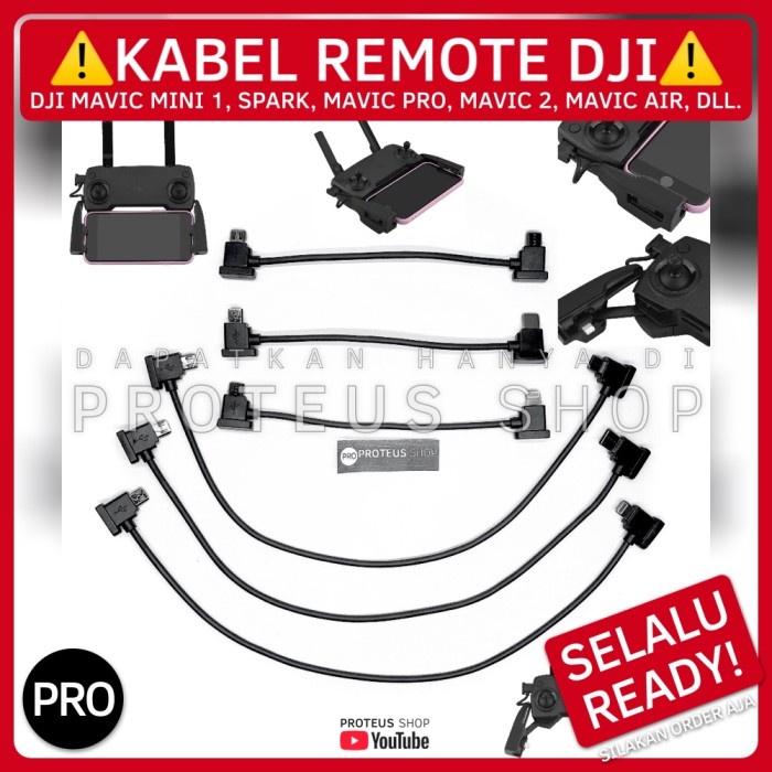 Jual KABEL OTG CABLE REMOTE DJI MAVIC MINI 1 SPARK 2 PRO MICRO ANDROID ...
