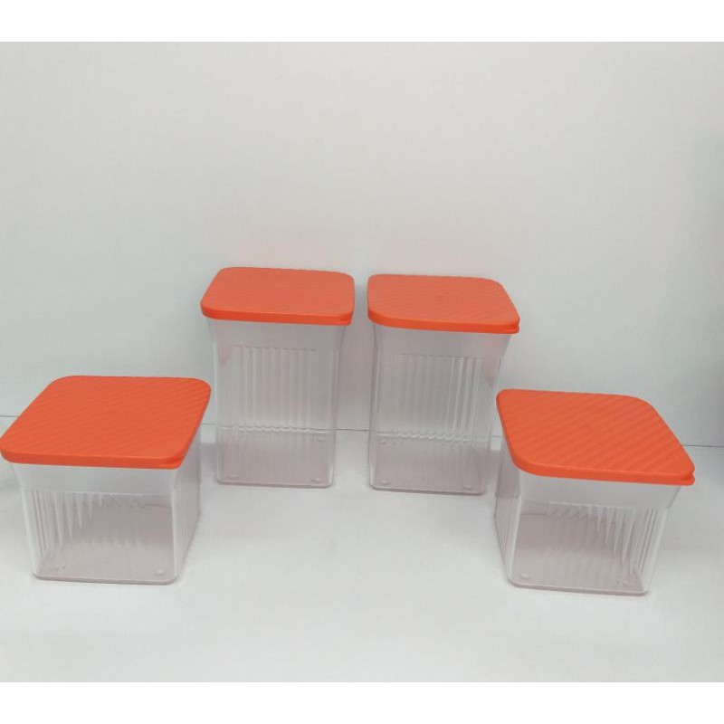 Jual Tupperware Family Mate Square High Low (4)toples bening yg imu ...