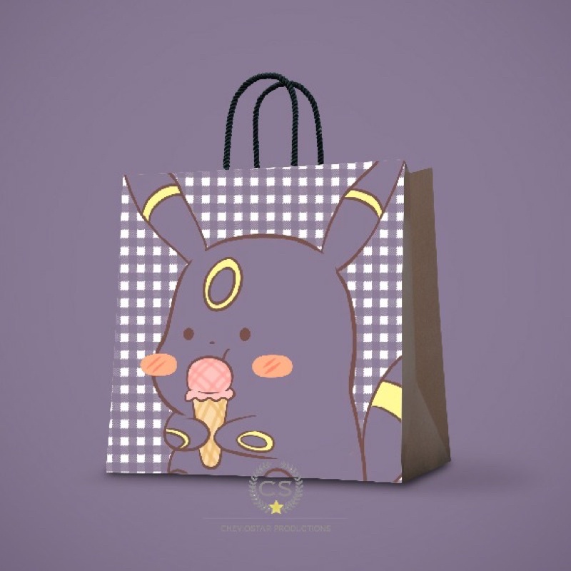 Jual Paper bag pikachu Pokemon Goodie bag Tas kado Tas kertas Hampers ...