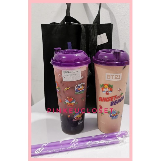 Jual [READY] NEW VERSION BTS BT21 X CHATIME INDONESIA CUP | Shopee ...