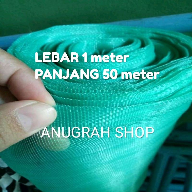 Jual jaring kasa hijau per roll ukuran lebar 1 x 50 meter | Shopee Indonesia