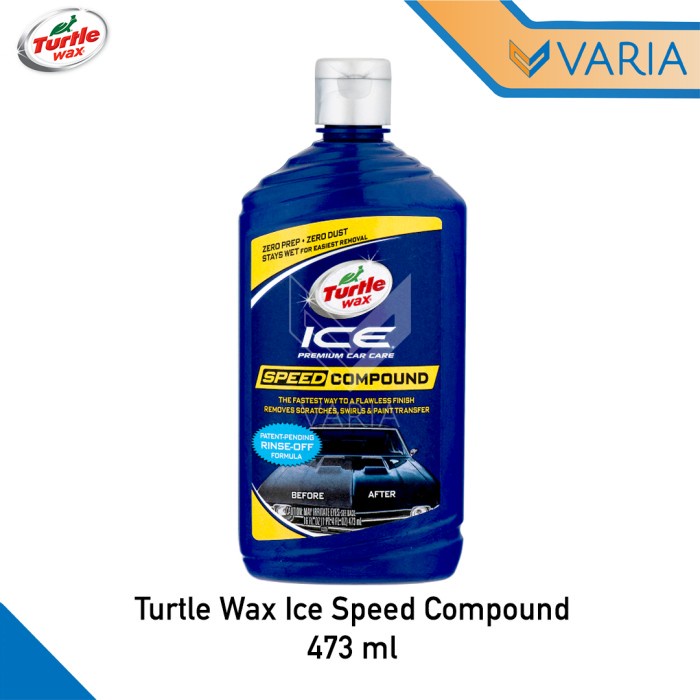 Jual Turtle Wax Ice Speed Compound 473 ml Poles Penghilang Baret Body ...