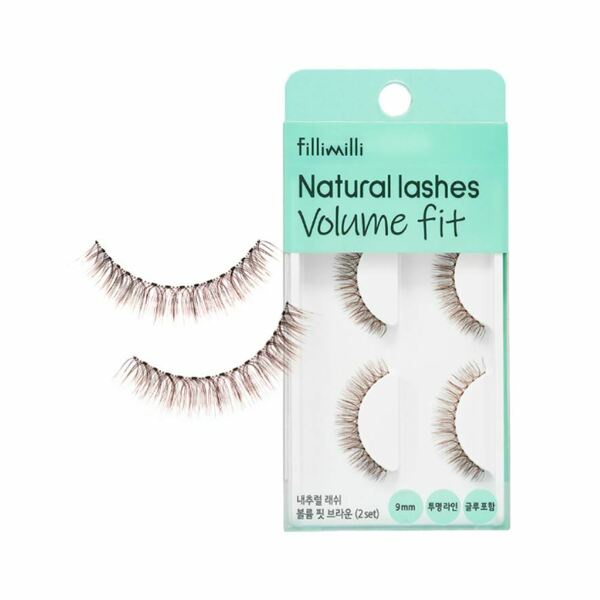 Jual Fillimilli Natural Lash_Volume Fit Brown (2 SET) | Shopee Indonesia