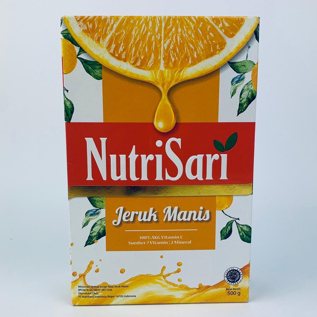 Jual NUTRI SARI JERUK MANIS/MINUMAN SERBUK RASA JERUK MANIS 500g ...