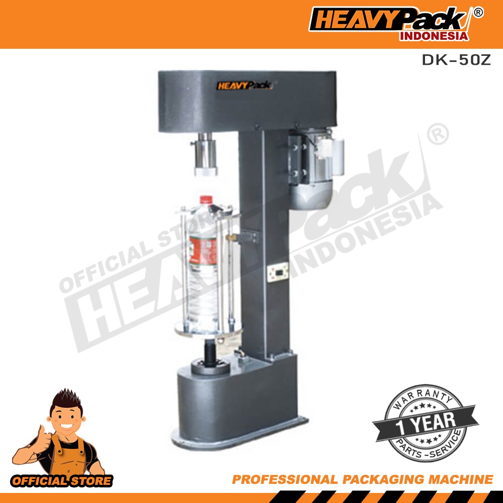 Jual Capping Machine Mesin Penutup Botol Plastik DK-50Z HEAVYPACK | Shopee Indonesia