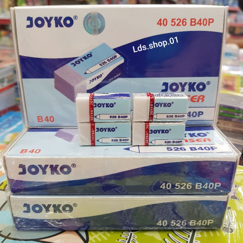 Jual Penghapus Joyko B40 Putih/Hitam / B40P/B40BL (PCS) | Shopee Indonesia