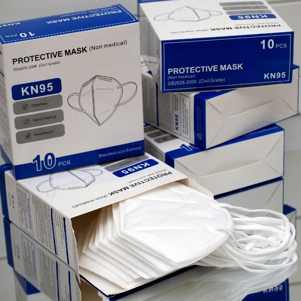 Jual Masker KN95 1 BOX ISI 10 N95 Black Hitam Abu KF94 Duckbill Korea ...