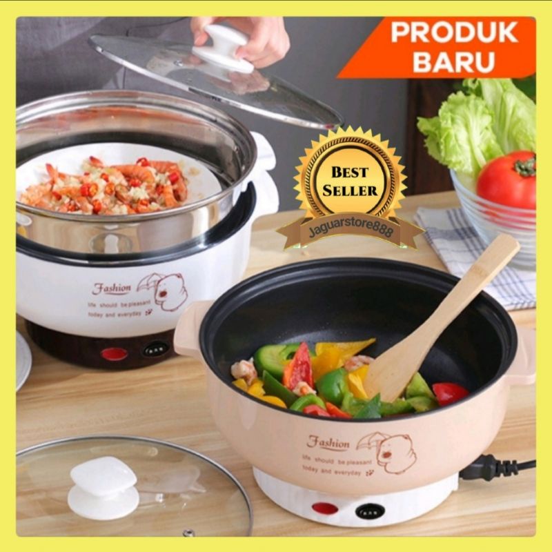 Jual Panci Listrik Elektrik Fry Pan Serbaguna HotPot / Panci Stainless ...