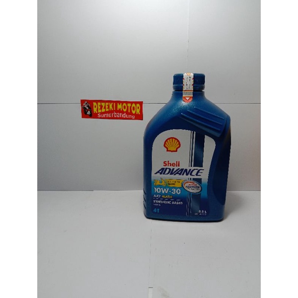 Jual OLI OIL SHELL ADVANCE MATIC AX7 10W-30 ORI 800ml | Shopee Indonesia