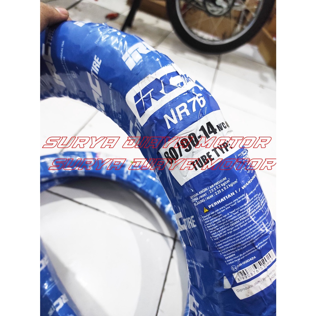 Jual Ban Motor MATIC IRC NR 76 ( NR76 ) 80/90-14 ( Tubetype ) Ban Luar ...