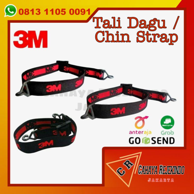 Jual Tali Dagu Karet Helm Proyek 3M/Chin Strap Safety Helmet/Tali Dagu ...