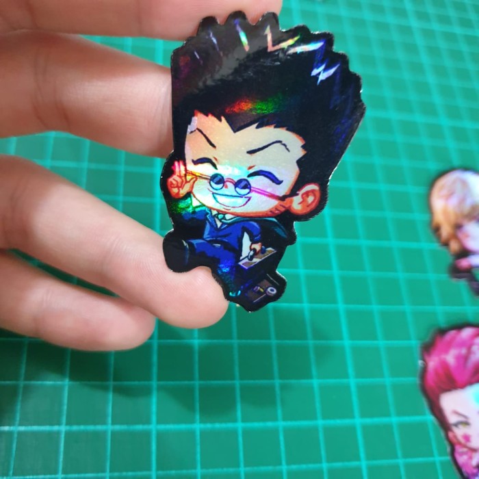 Jual Sticker Hologram Anime - PSH250 - Hunter x Hunter - Leorio ...