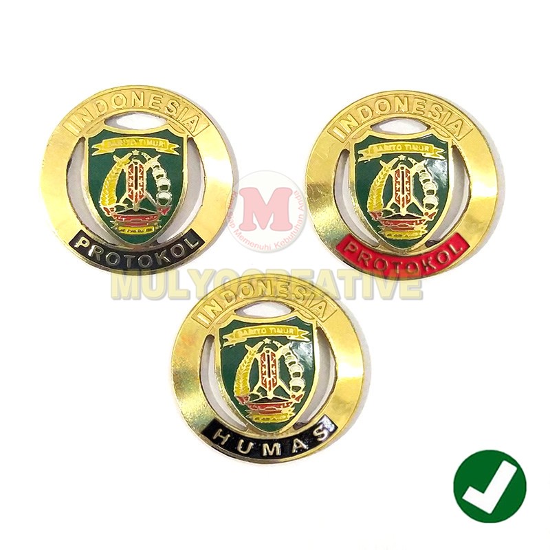 Jual Pin Humas Protokol Logo Kabupaten Kota Custom - Bros Manset Humas ...