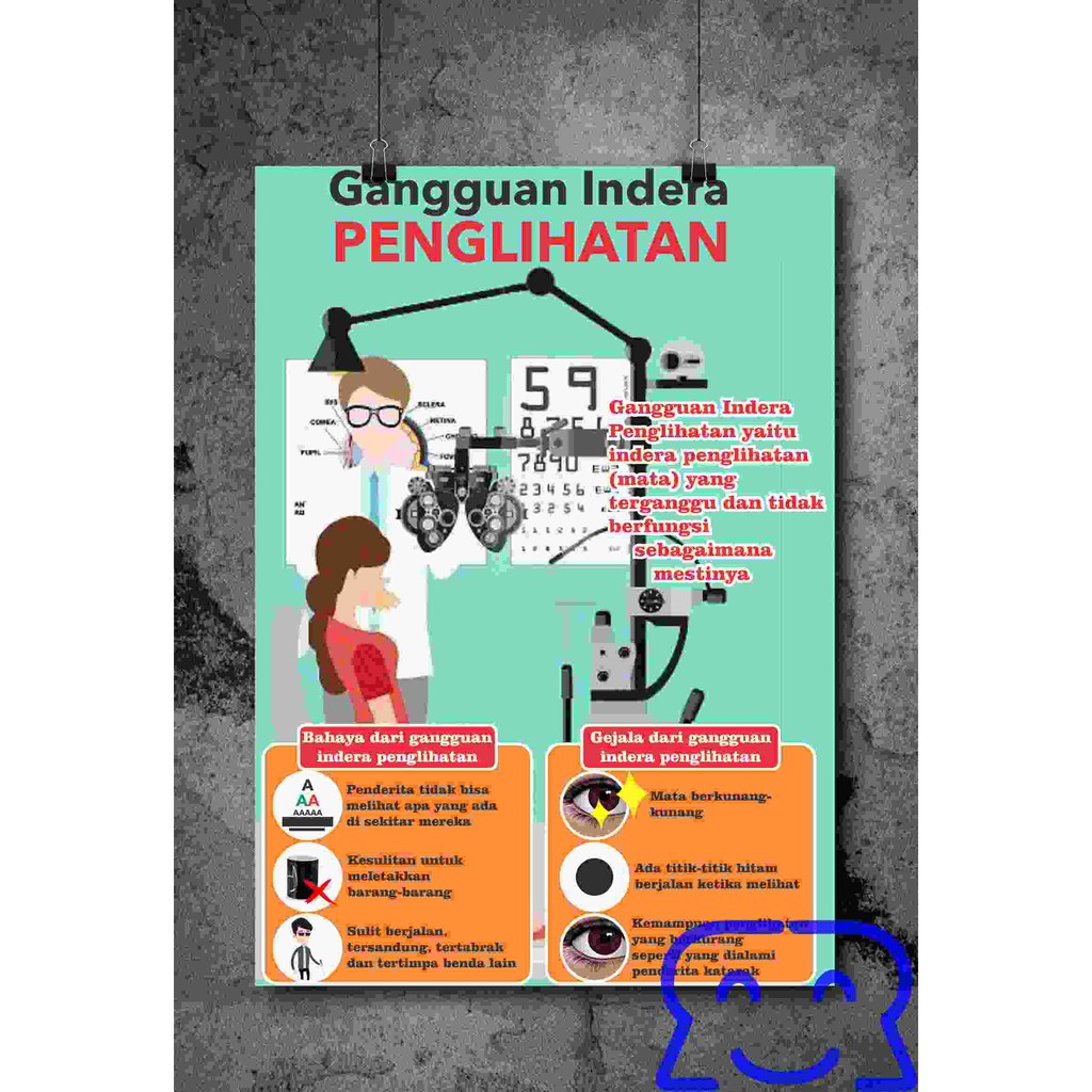 Jual SUPER BIG Poster kesehatan MATA 60cm x 90cm Artpaper 260gr tinta ...