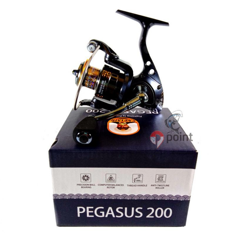 Jual Reel Pancing Captain Pegasus 200 Power Handle | Shopee Indonesia