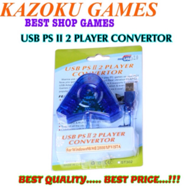 Jual Converter Double Ps2 USB PS II Player/PC/PS3 | Shopee Indonesia