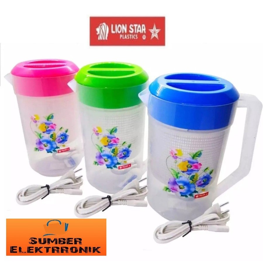 Jual Teko Plastik Lion Star / Teko Listrik 2,1 Liter 100% Aman | Shopee Indonesia