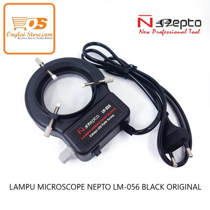 Jual LAMPU MICROSCOPE NEPTO LM-056 BLACK ORIGINAL Termurah | Shopee ...