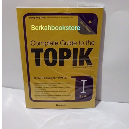 Jual Buku Complete Guide to the TOPIK 1- New Edition Basic | Shopee ...