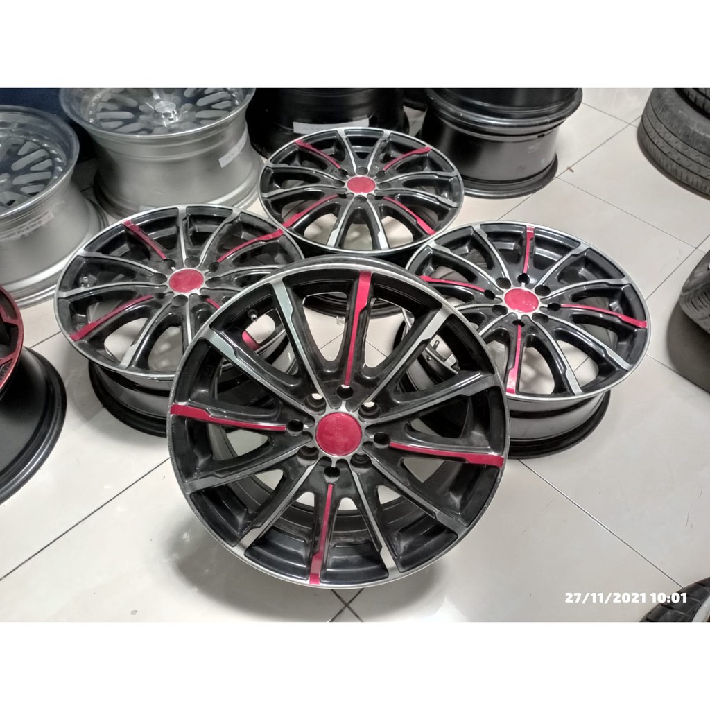Jual VELG MOBIL SEKEN BEKAS HSR DIPLOMATIC RING 16 LEBAR 6,5 PCD 4X100 4X114,3 ET35 | Shopee ...