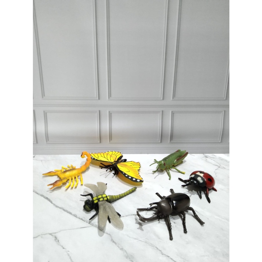 Jual Mainan Binatang Serangga Insect isi 6 pcs | Shopee Indonesia