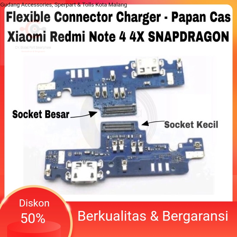 Jual Flexible Connector PCB Board Charger Xiaomi Redmi Note 4 / Note 4X ...