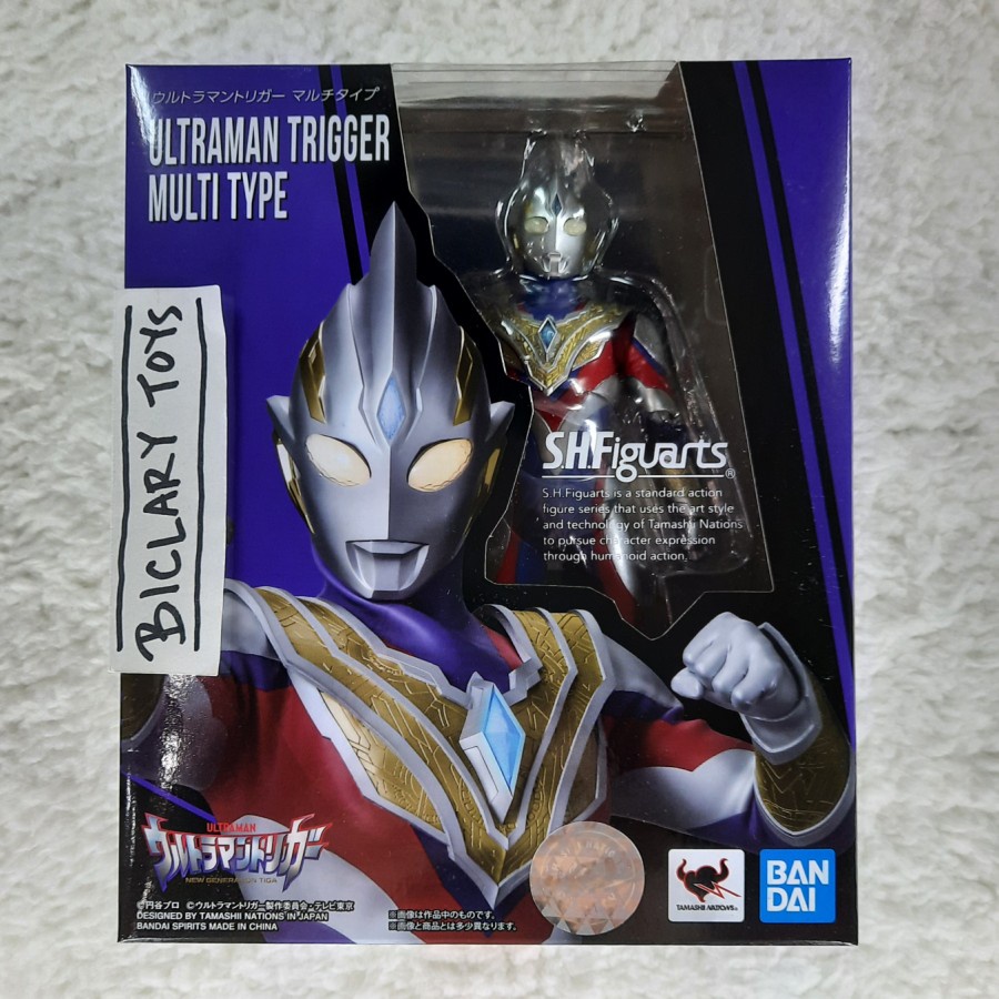 Jual SHF Ultraman Trigger Multi Type Form Tiga Power Sky Bandai ORI ...