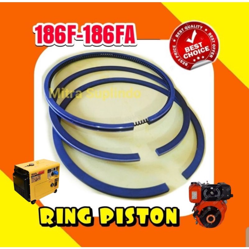 Jual 186F-186FA Ring Piston mesin genset solar KAMA-KIPOOR Dan ...