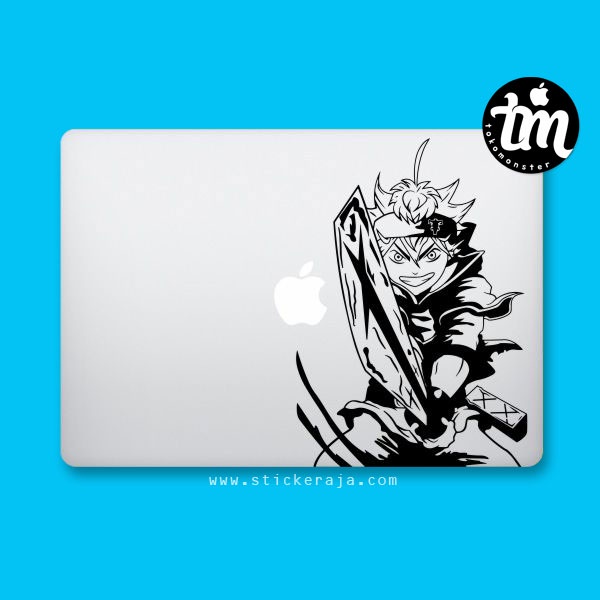 Jual Stiker Laptop MacBook Asus Acer Dell Lenovo - Sticker Black Clover ...