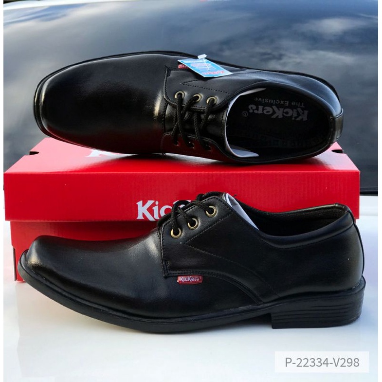 Jual SSB X Kickers Pantofel Tali Hitam Formals Pria | Shopee Indonesia