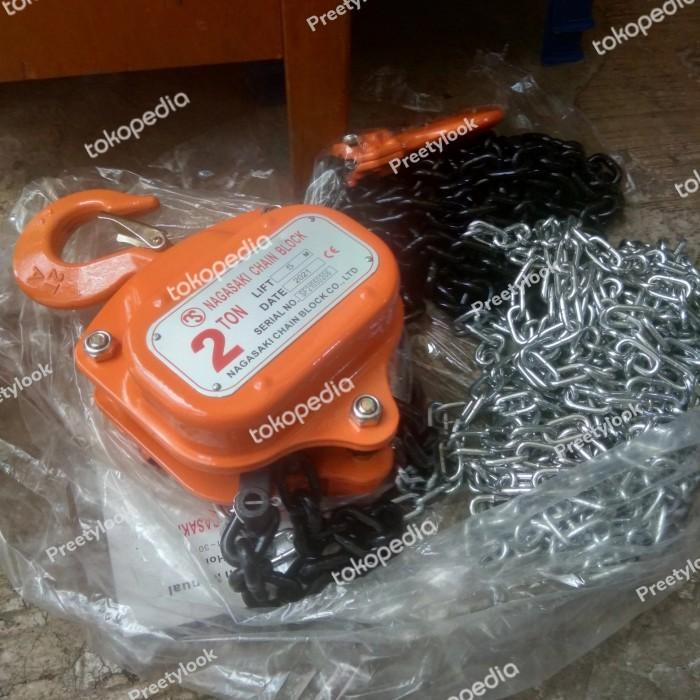 Jual Chain | Chain Block 2 Ton 5 Meter Takel Manual Nagasaki | Shopee ...