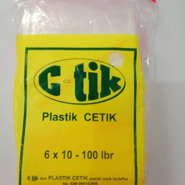 Jual Plastik Klip / Cetik 6cm x 10cm | Shopee Indonesia