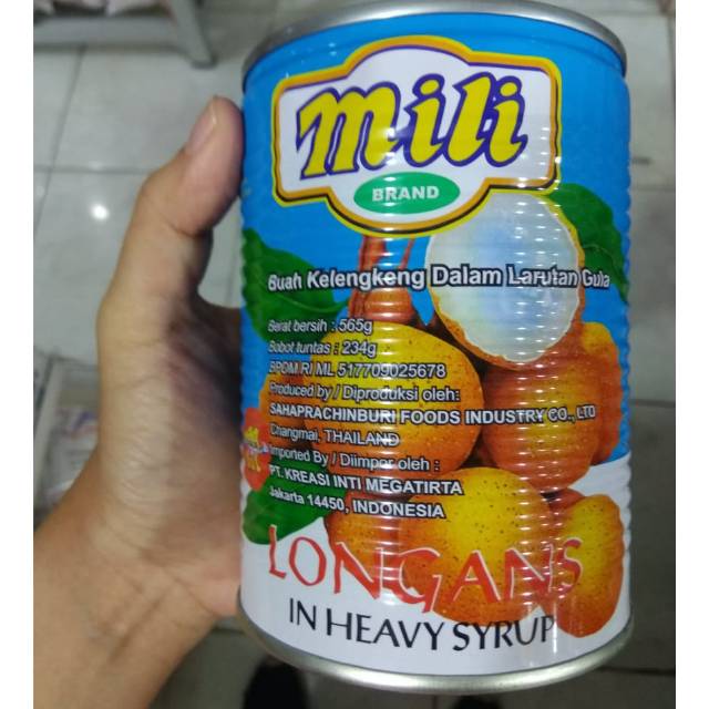 Jual Mili Brand Buah Kelengkeng Dalam Larutan Gula / Longan Kalengan ...