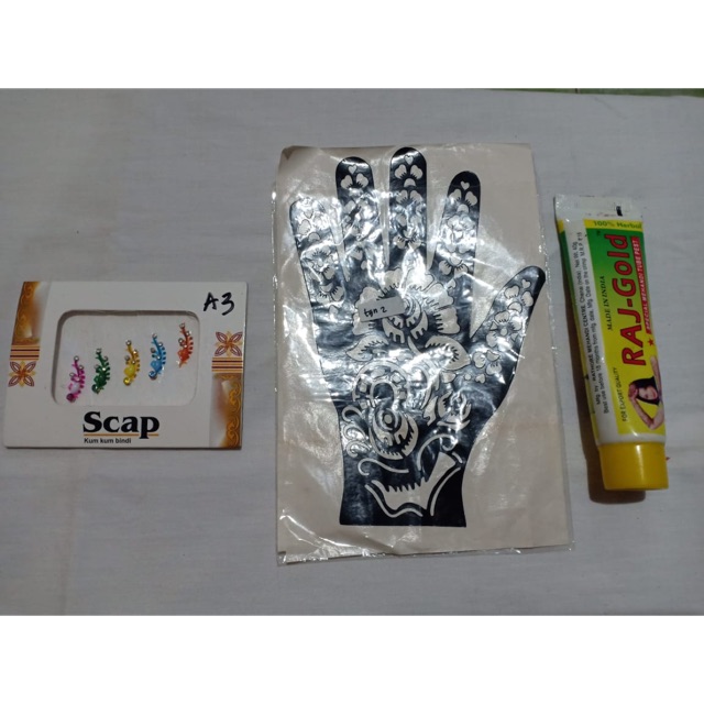 Jual Bindi & henna + cetekan original | Shopee Indonesia