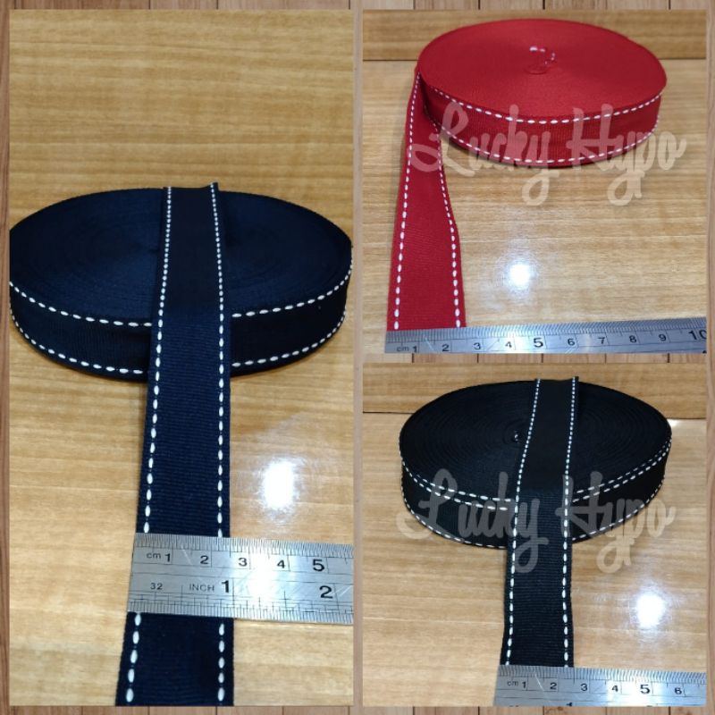 Jual Tali Webbing / Pita Polyester / Tali Bisban Wrapping 2.5cm Motif ...