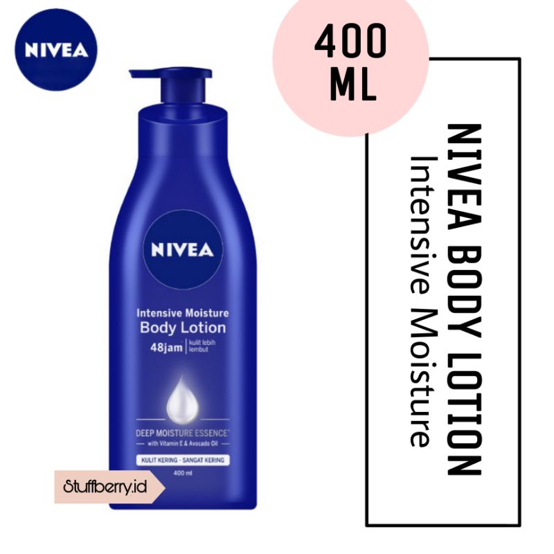 Jual NIVEA Intensive Moisture Body Lotion 400 ML (NEW) | Shopee Indonesia