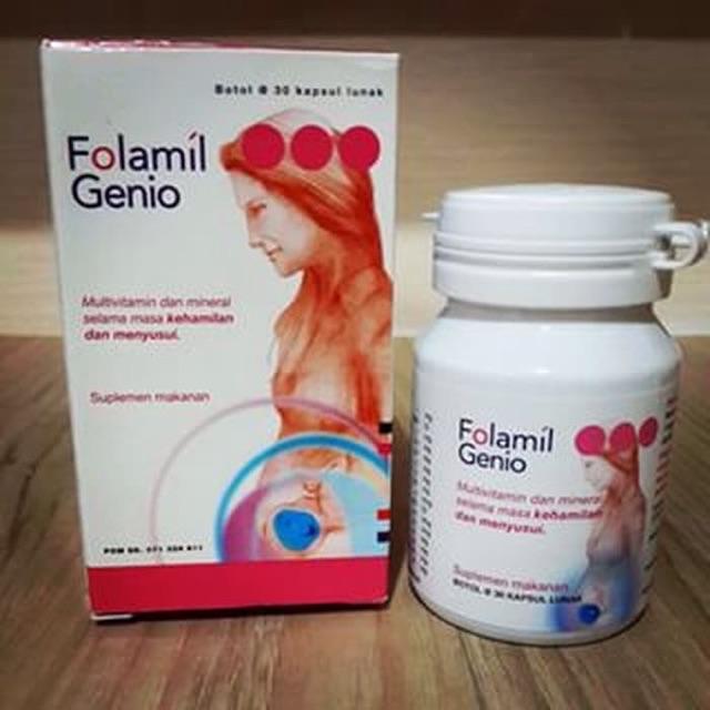 Jual Folamil Genio Nutrisi Vitamin Suplemen multivitamin Ibu Hamil dan ...