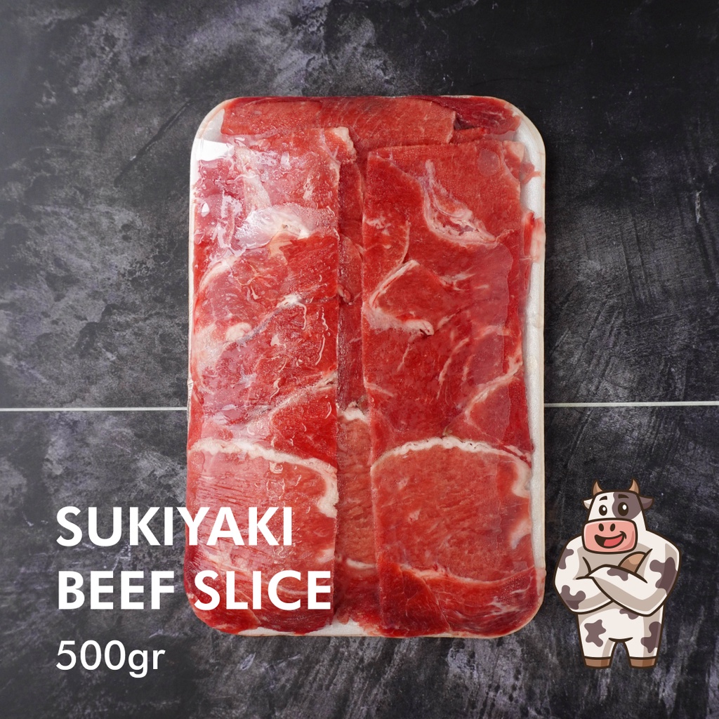 Jual Daging Sapi Sukiyaki Slice / Beef Slice Low Fat (250GR/500GR/1KG ...