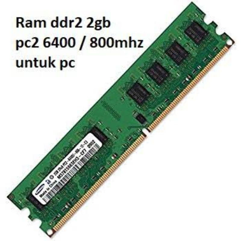 Jual RAM PC DDR 2 2 GB. memory RAM pc DDR 2 2 GB. memory cpu komputer ...