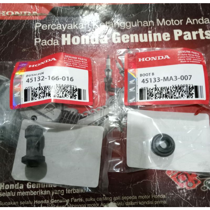 Jual Karet Boot Caliper Pala Babi Depan Belakang Honda Supra X125 Blade Revo All Bebek Tiger ...