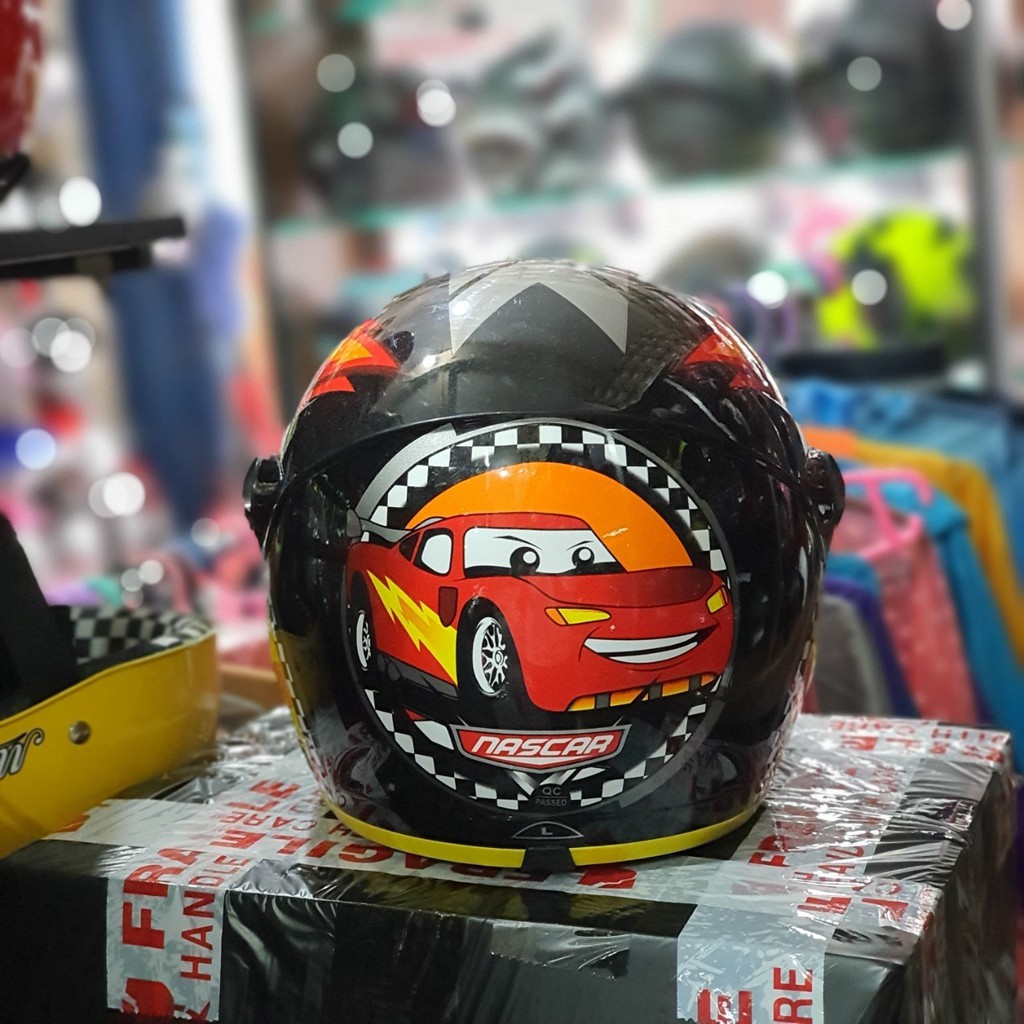 Jual HELM ANAK PREMIUM SHEL MOTIF CARS (UMUR 2-9TAHUN) | Shopee Indonesia